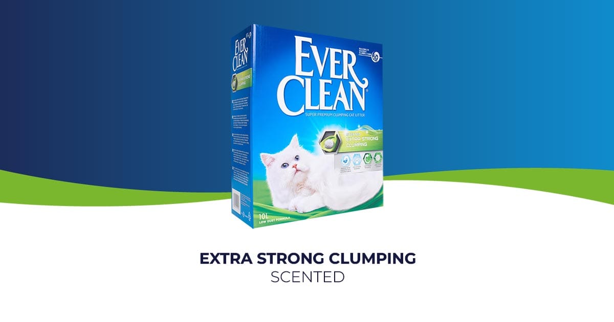 Ever Clean EXTRA STRONG CLUMPING SCENTED pesek za mačke