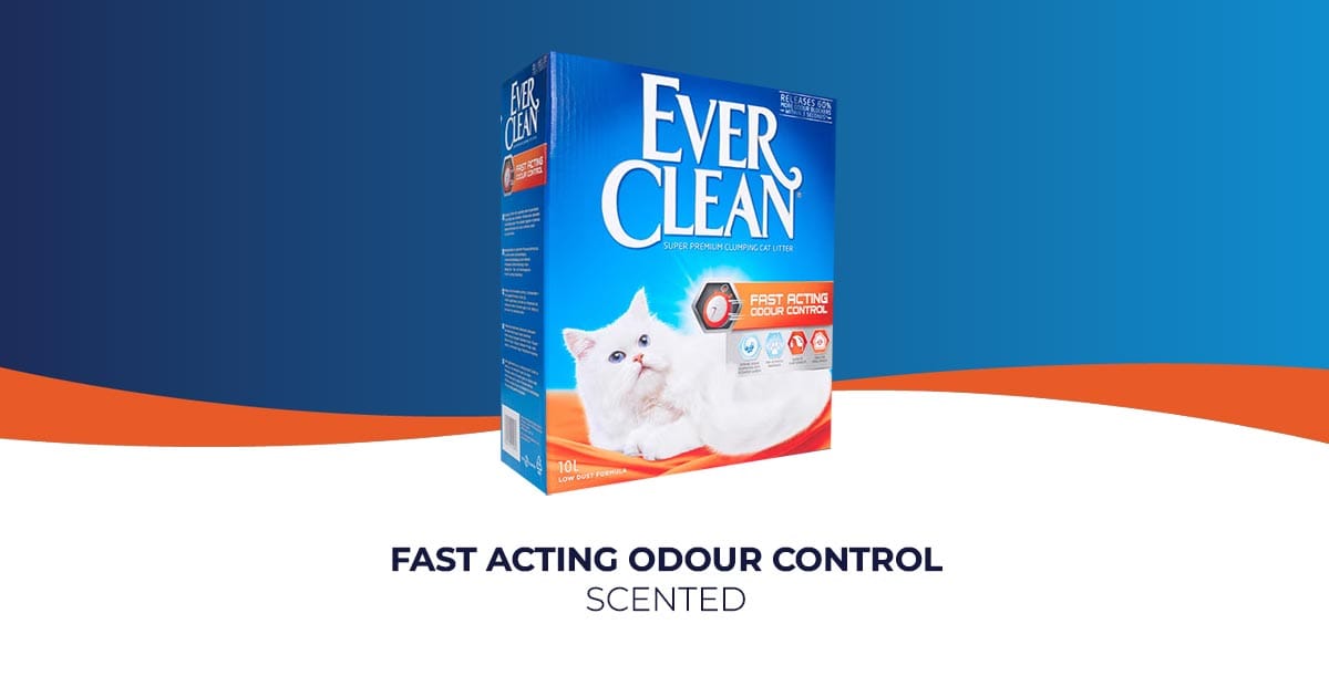 Ever Clean FAST ACTING ODOUR CONTROL pesek za mačke